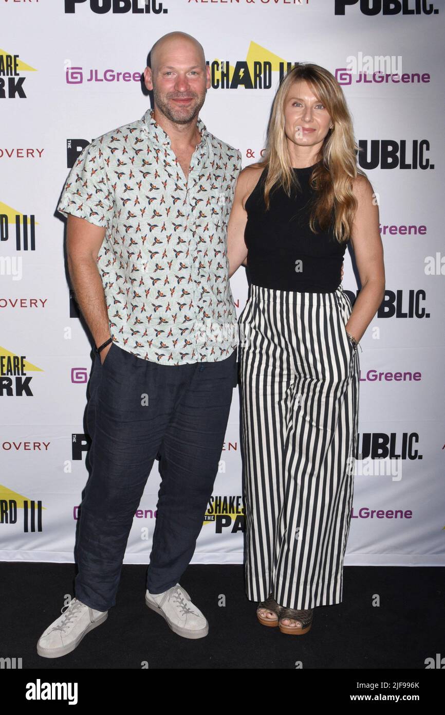 New York, NY, USA. 30th June, 2022. Corey Stoll, Nadia Bowers at ...