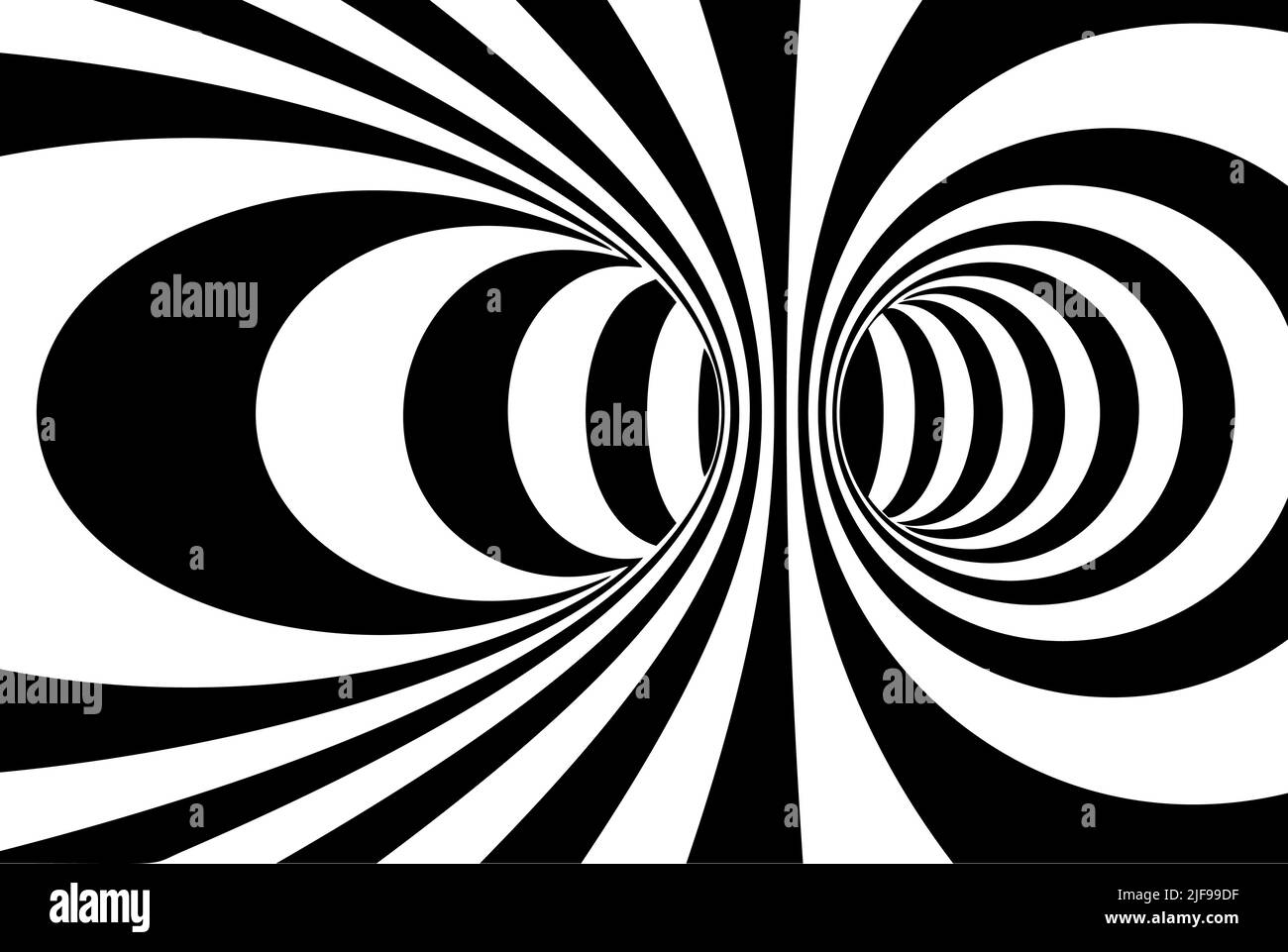 Black and white lines optical illusion abstract background Stock Vector ...