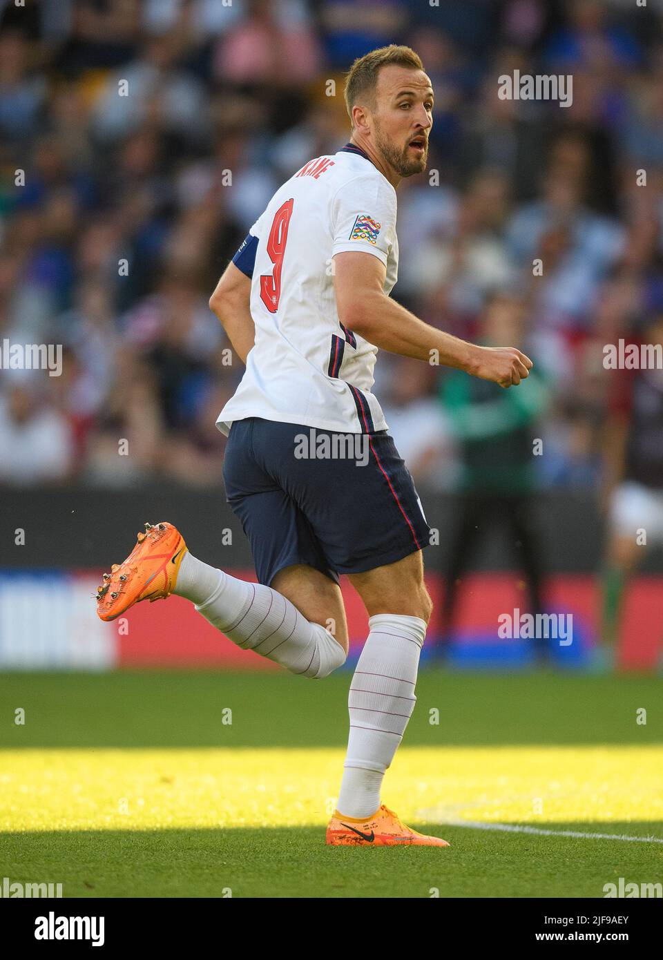 England v Hungary - UEFA Nations League. England's Harry Kane during ...