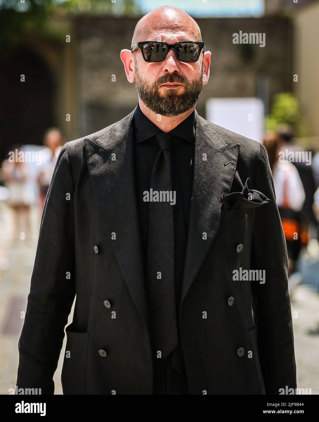 FLORENCE, Italy- June 14 2022: Antonello Cocca on the street in ...