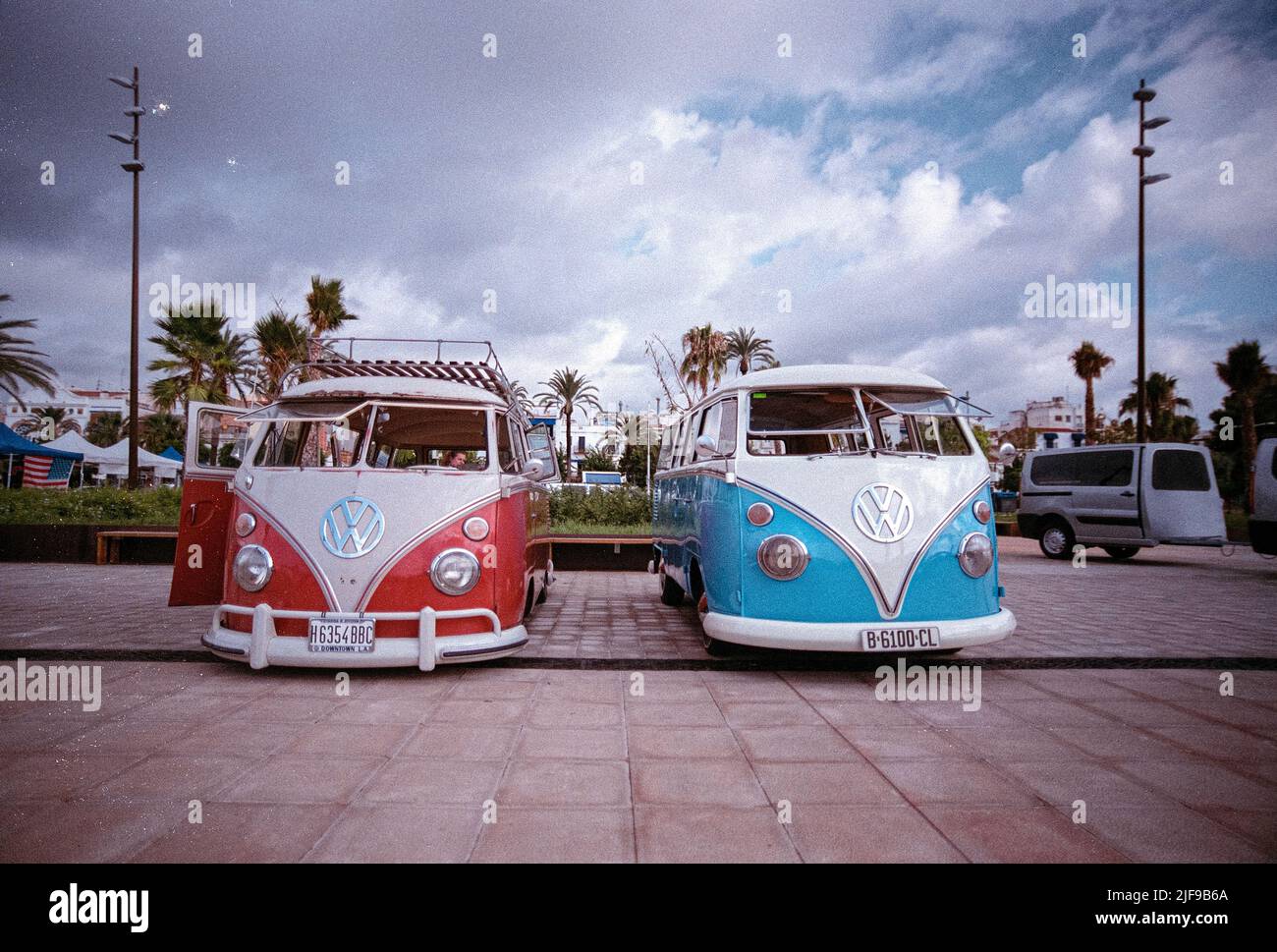 Nice classic vintage van in the street. Volkswagen T1 Stock Photo - Alamy