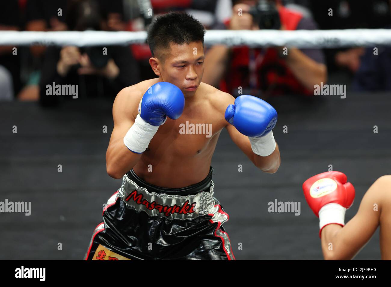 Tokyo, Japan. 29th June, 2022. Masayuki Sakurai Boxing : 6R Light fly ...
