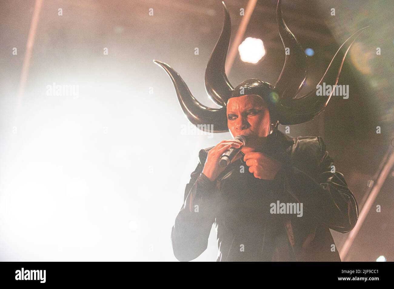 Skunkanansie performed last night in Padova at Sherwood festival Stock ...