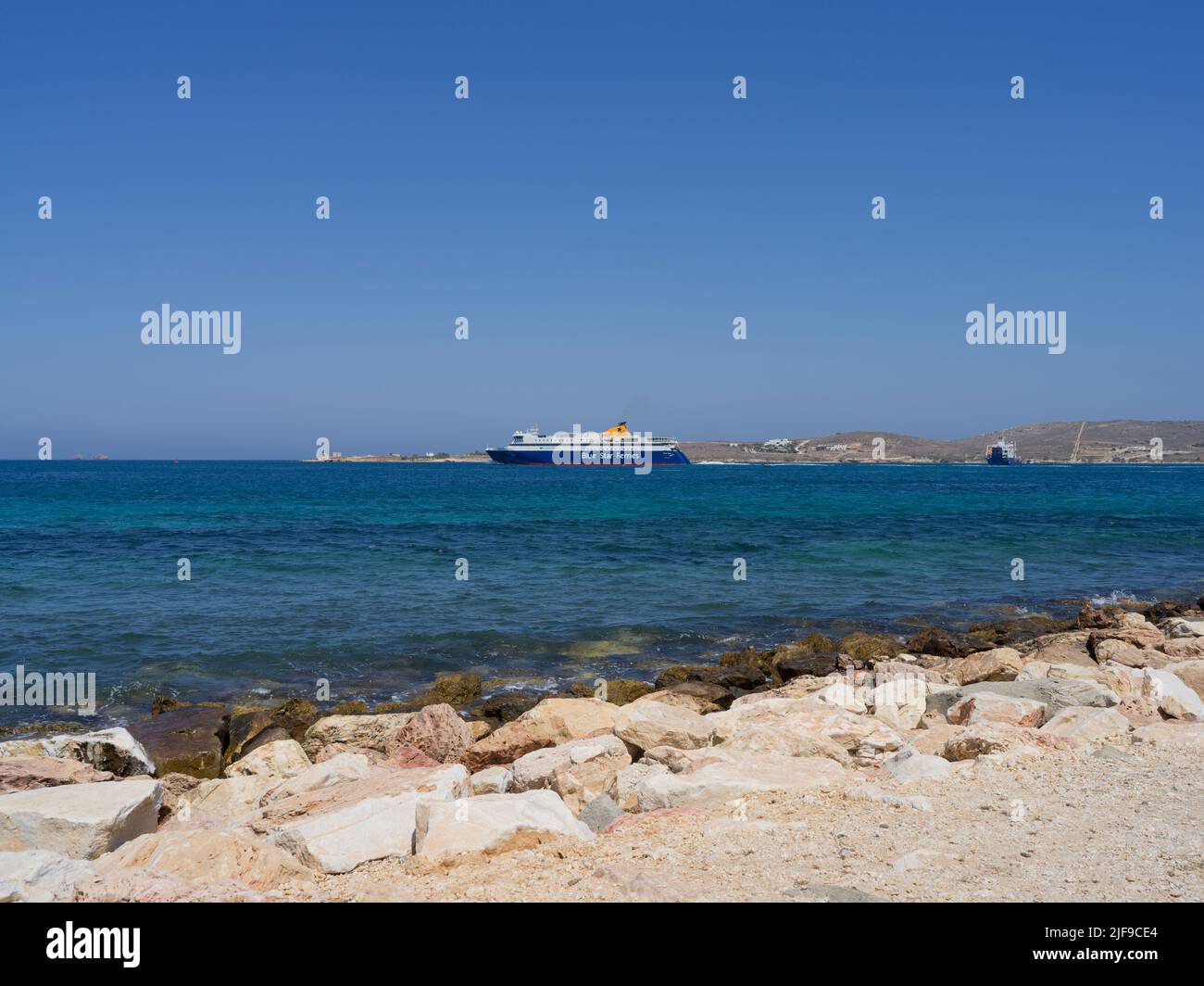 Paros ferry hi-res stock photography and images - Alamy