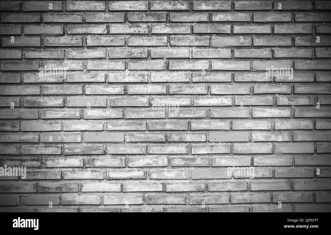 Vintage cinder block wall Black and White Stock Photos & Images - Alamy