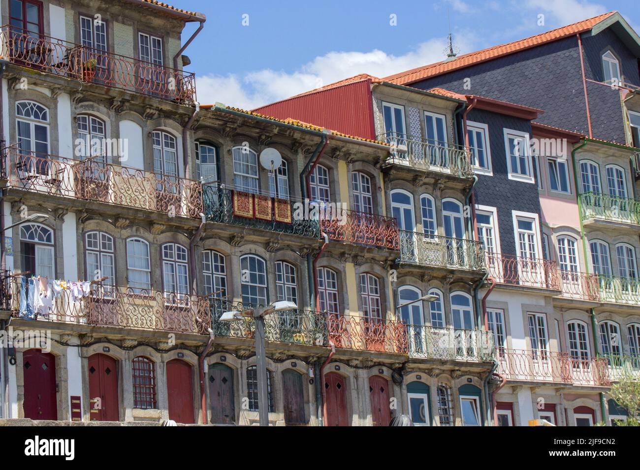 Colorful houses in Porto, Portugal Stock Photo - Alamy