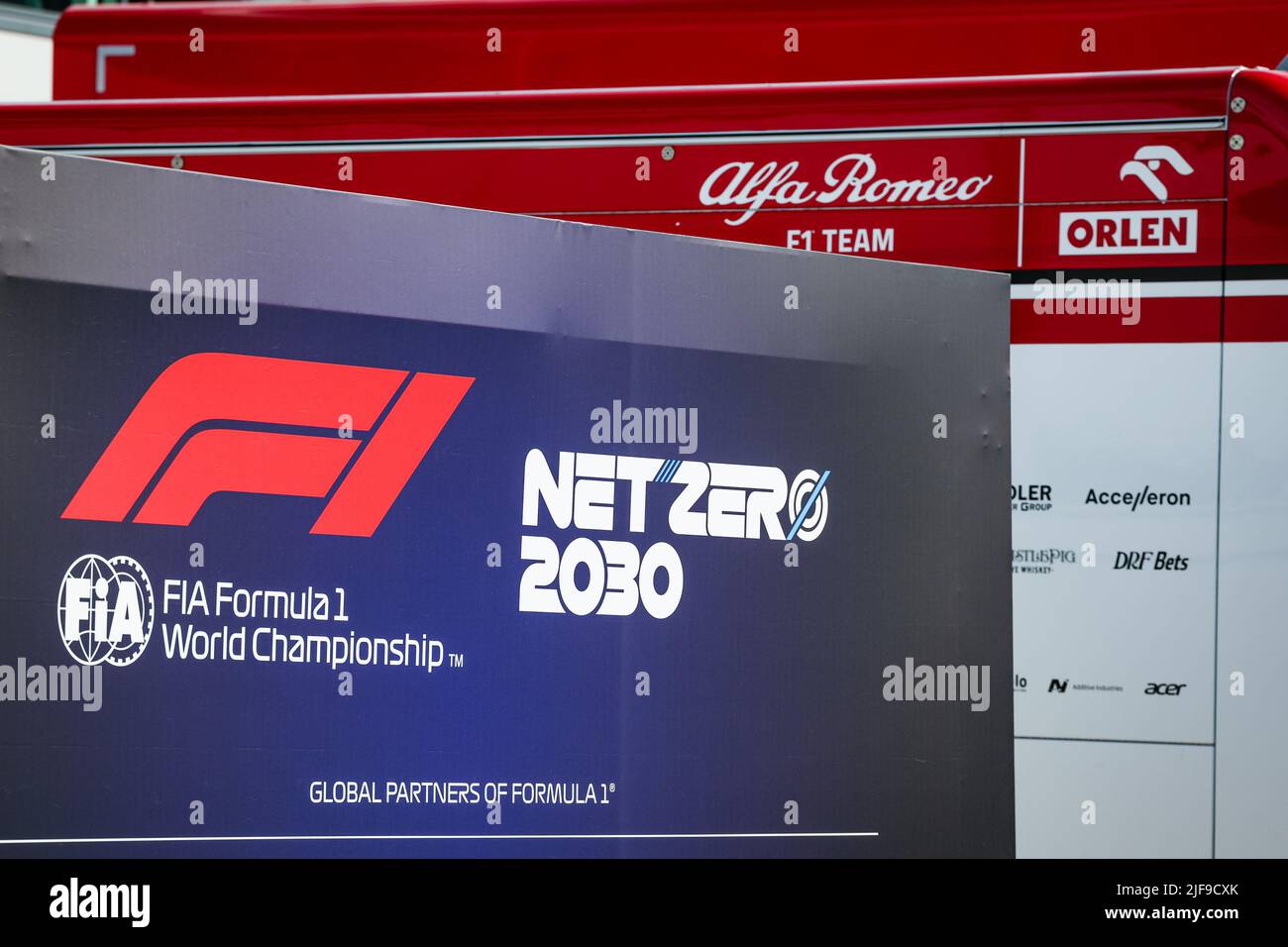 Silverstone, Royaume Uni. 01st July, 2022. F1 Net Zero Emission by 2030 ...
