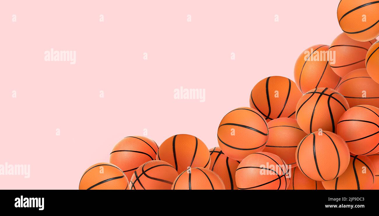 Basketball pile hi-res stock photography and images - Alamy