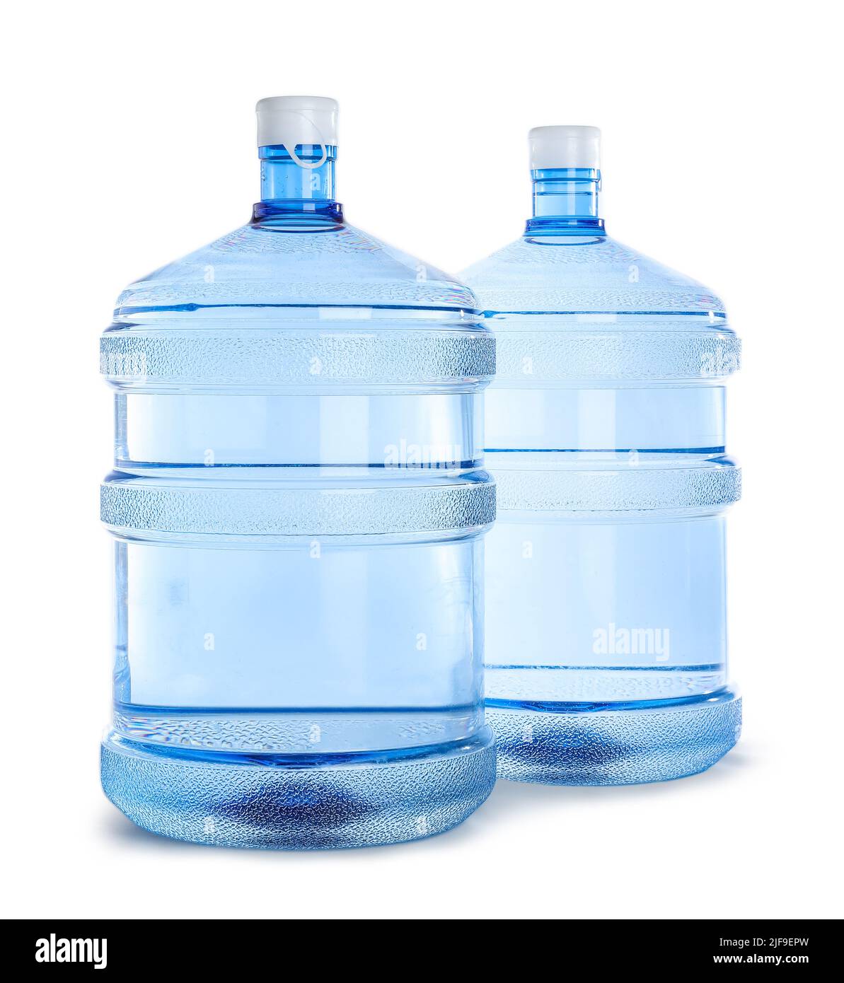 Bottles of clean water isolated on white Stock Photo - Alamy