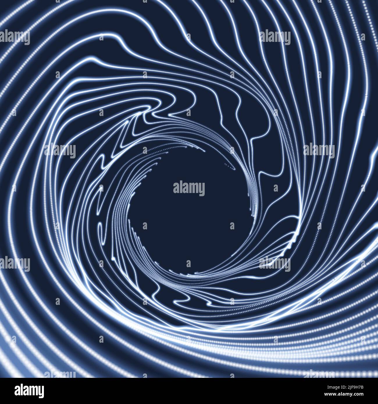 Space vortex. Black hole made from Flying Particles. Abstract Background. 3D Vector Illustration ...