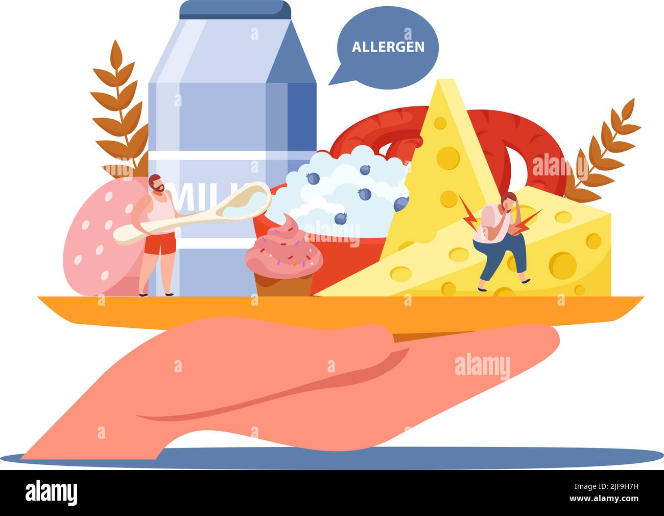 Lactose and gluten intolerance composition with allergen and healthcare ...