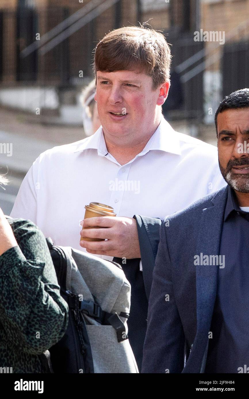 PC Sukhdev Jeer (right) and PC Paul Hefford arriving for a misconduct ...