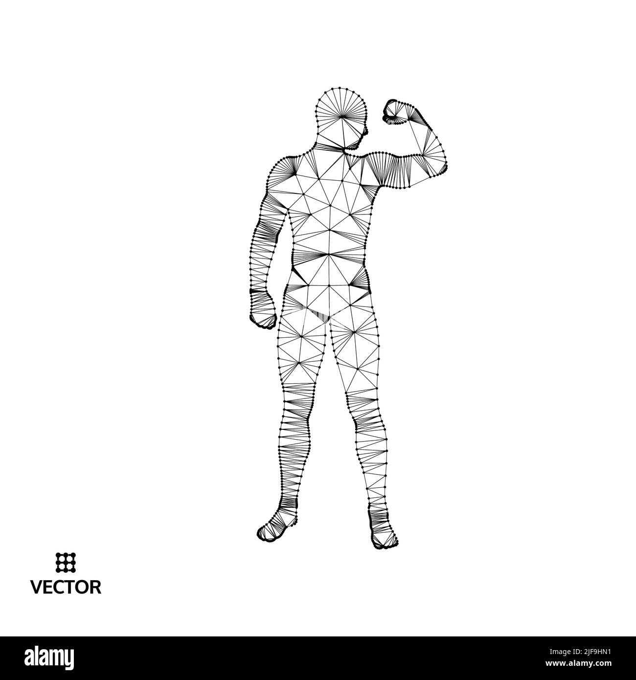 Strong men. Sport symbol. Vector ilustration for design Stock Vector ...