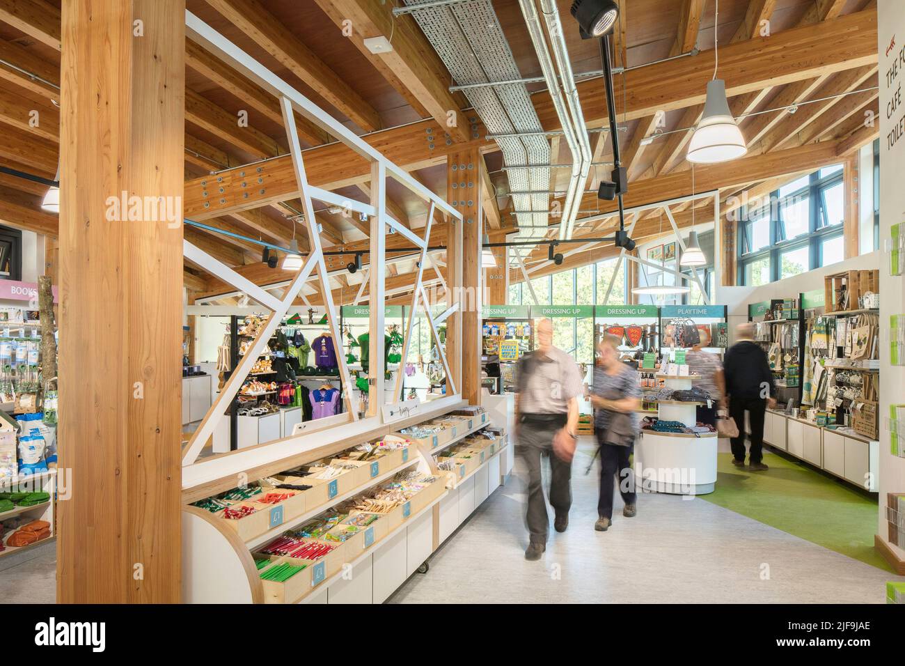 Interiors of the visitors centre. Sherwood Forest Visitor Centre ...