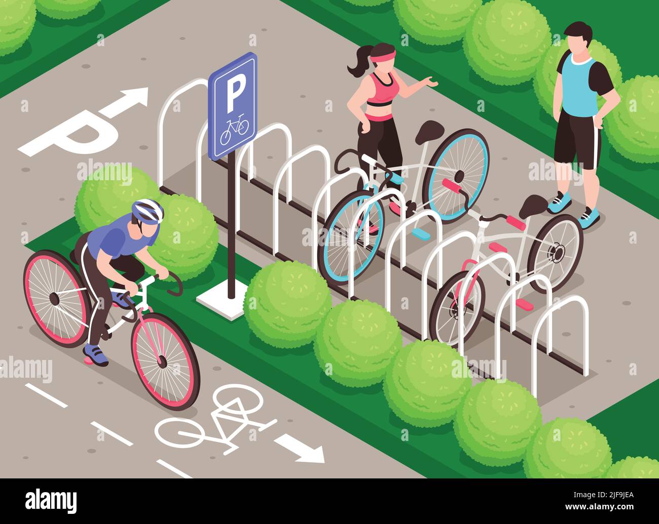 Bike rack helmet Stock Vector Images - Alamy