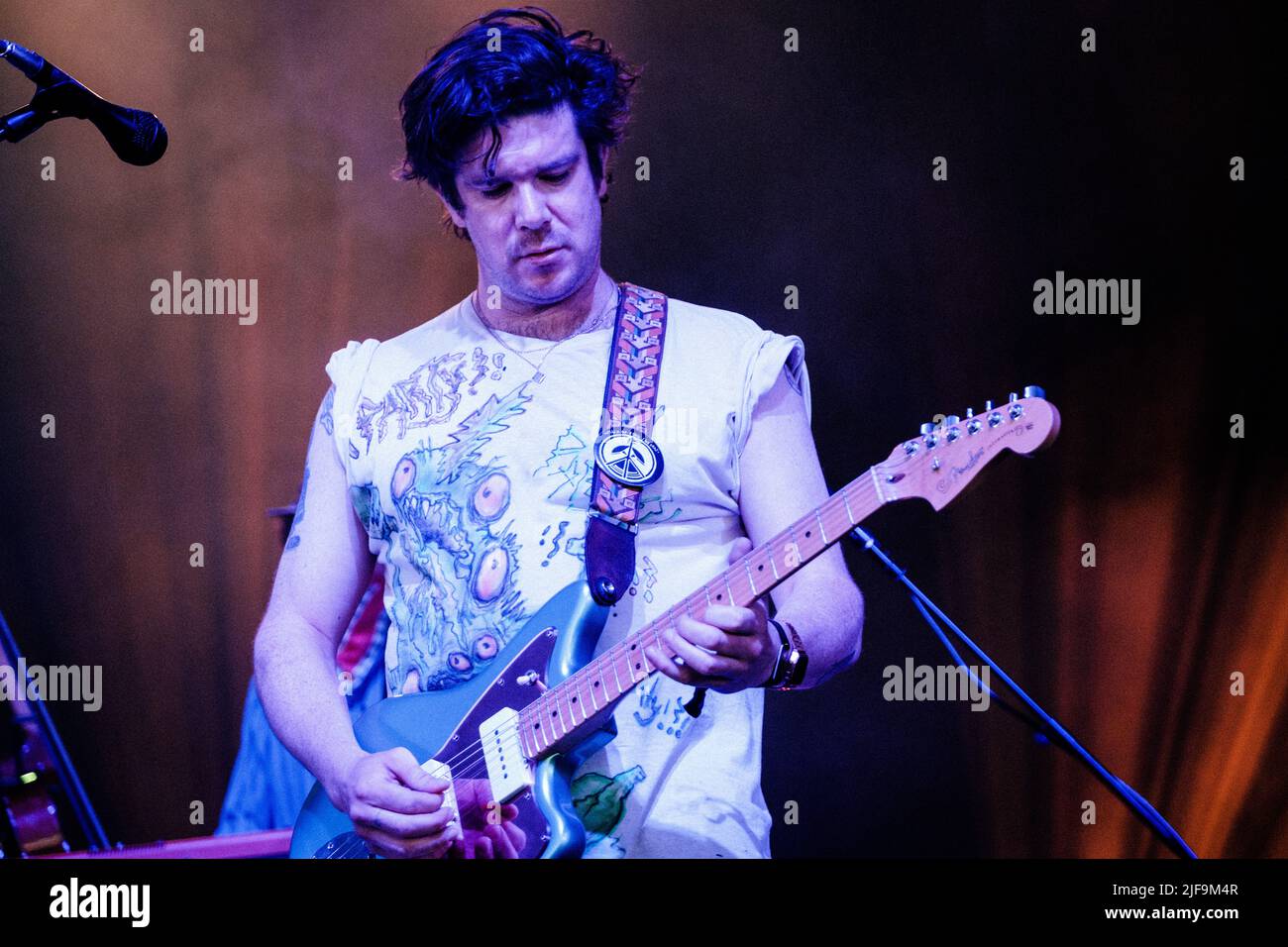 Roskilde, Denmark. 30th June, 2022. The American indie rock band Modest Mouse performs a live ...