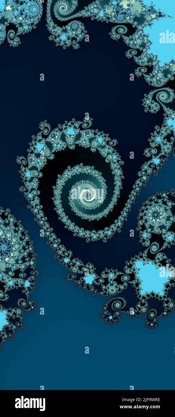 Abstract Computer generated Fractal design. A fractal is a never-ending ...