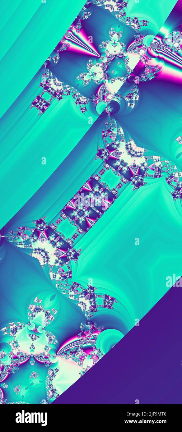 Abstract Computer generated Fractal design. A fractal is a never-ending ...