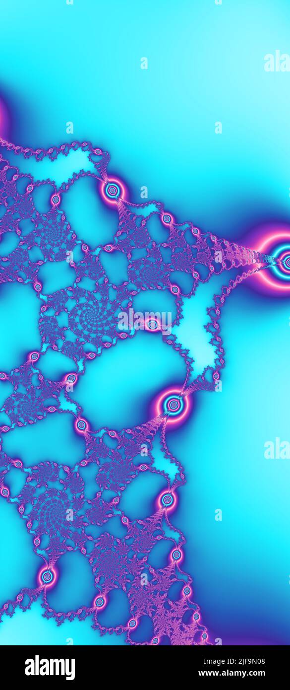 Abstract Computer generated Fractal design. A fractal is a never-ending ...