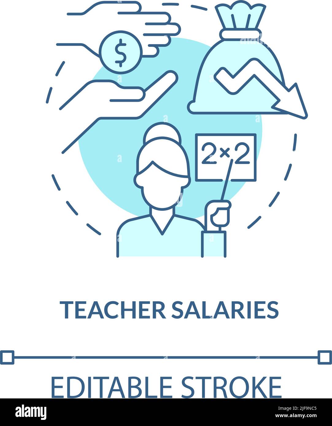 Wage compensation issue Stock Vector Images - Alamy