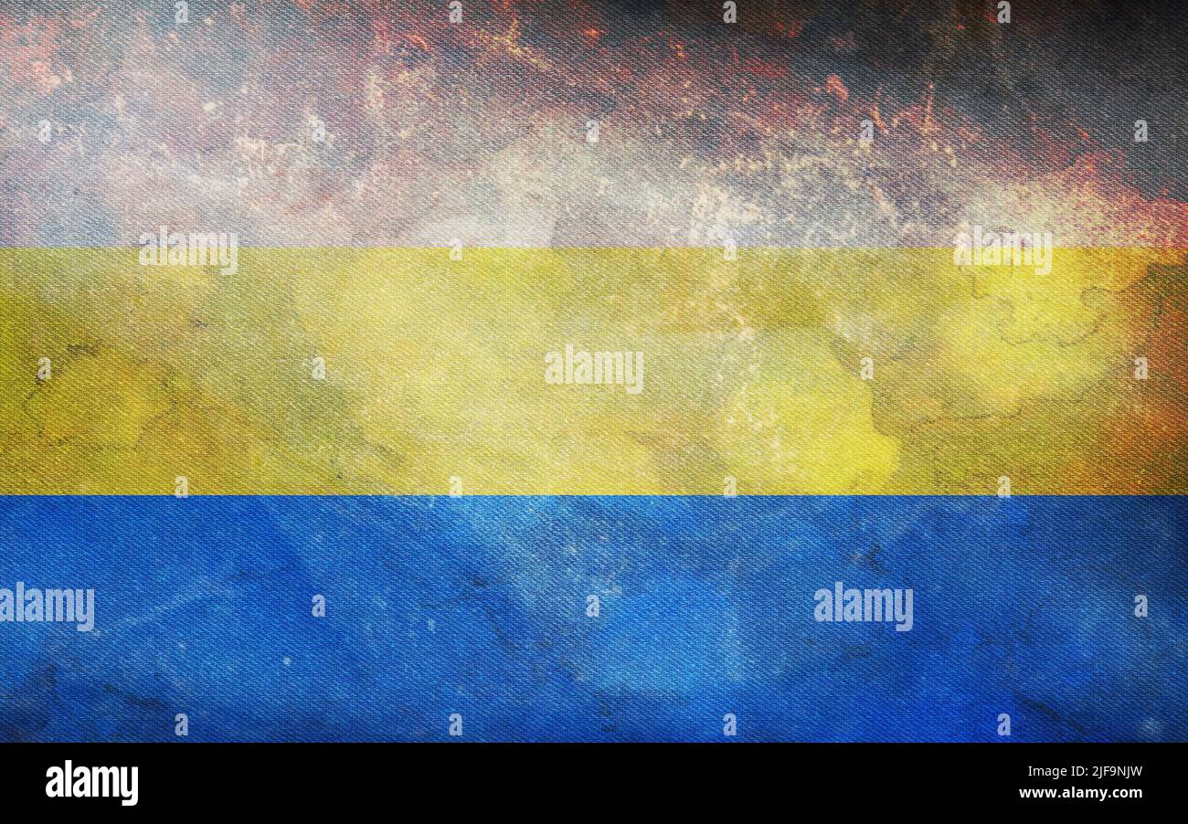 Top view of retro flag lapy, Poland with grunge texture. Polish travel ...