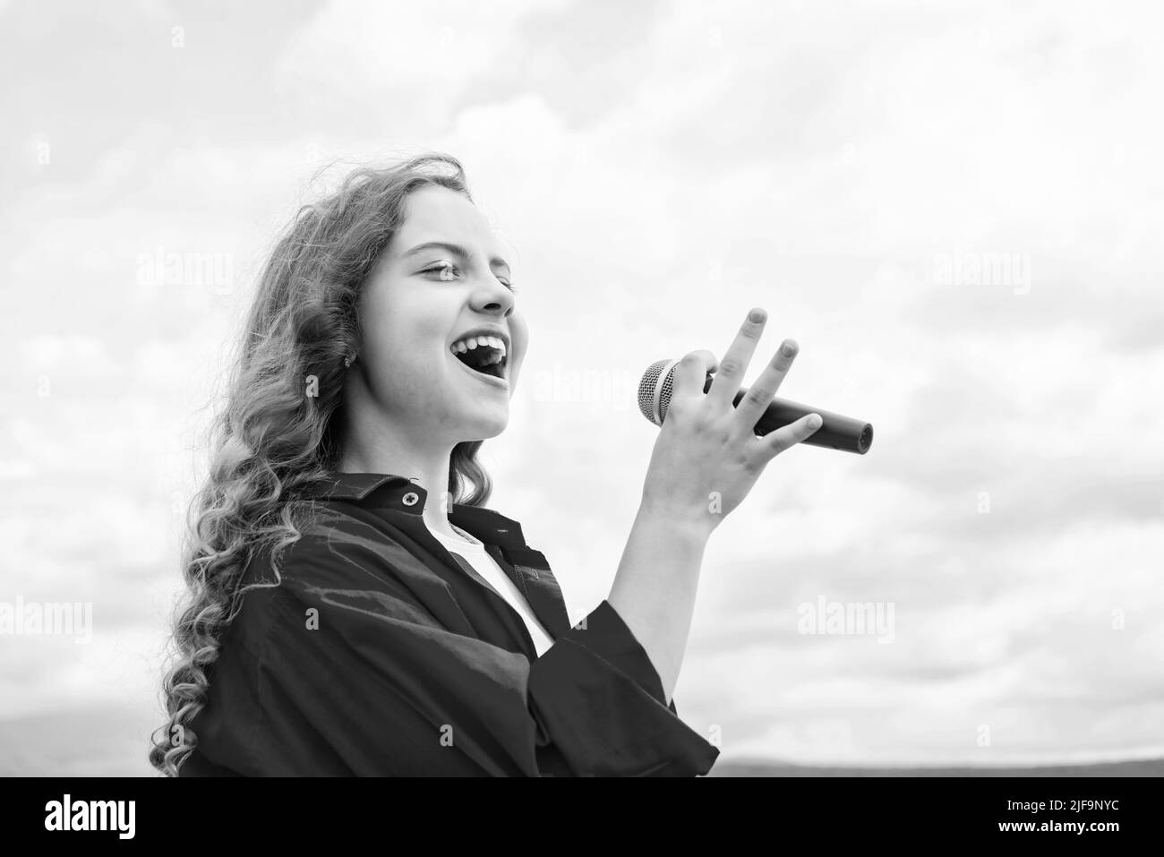 She is really cute. karaoke club. music is my life. kid sing with mic ...