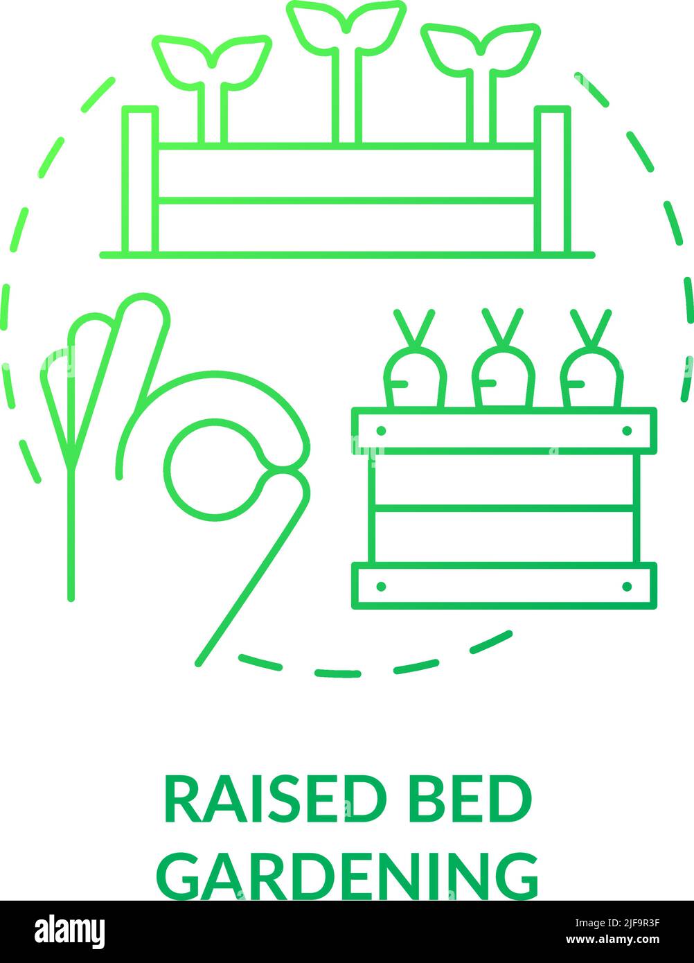 Raised flower bed Stock Vector Images - Alamy