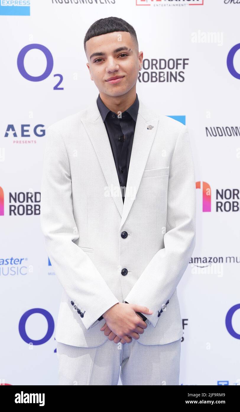 Junior Savva Andreas Andre at the Nordoff Robbins O2 Silver Clef Awards ...