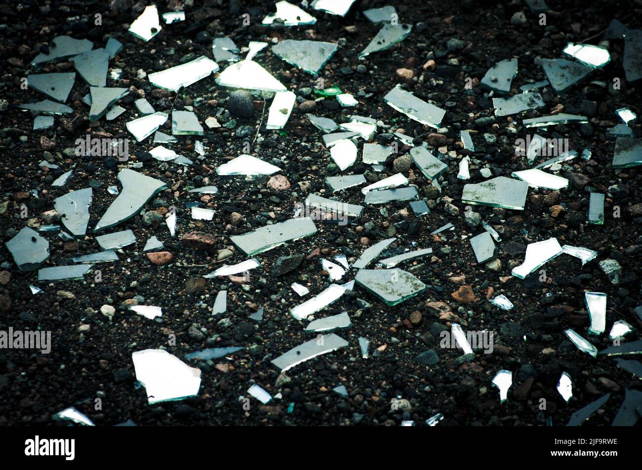 Black abstract background with glass pieces. Broken glass pieces Stock ...