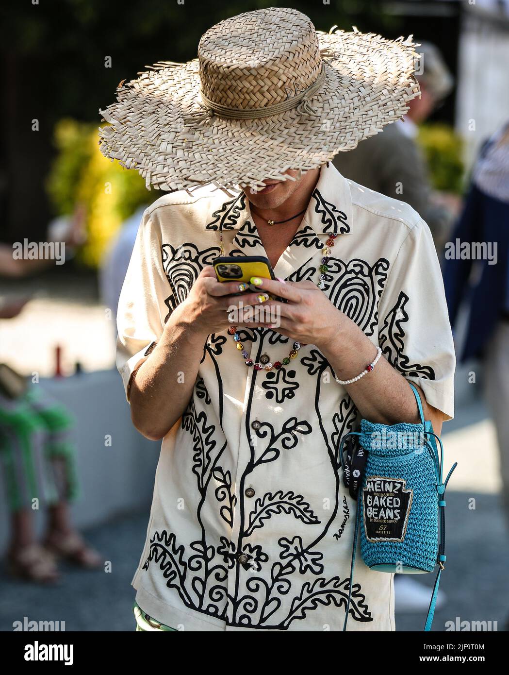 FLORENCE, Italy- June 14 2022: Yu Masui on the street in Florence Stock ...