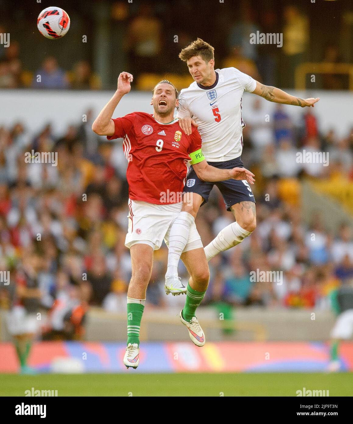 England v Hungary - UEFA Nations League. 14/6/22. John Stones during ...