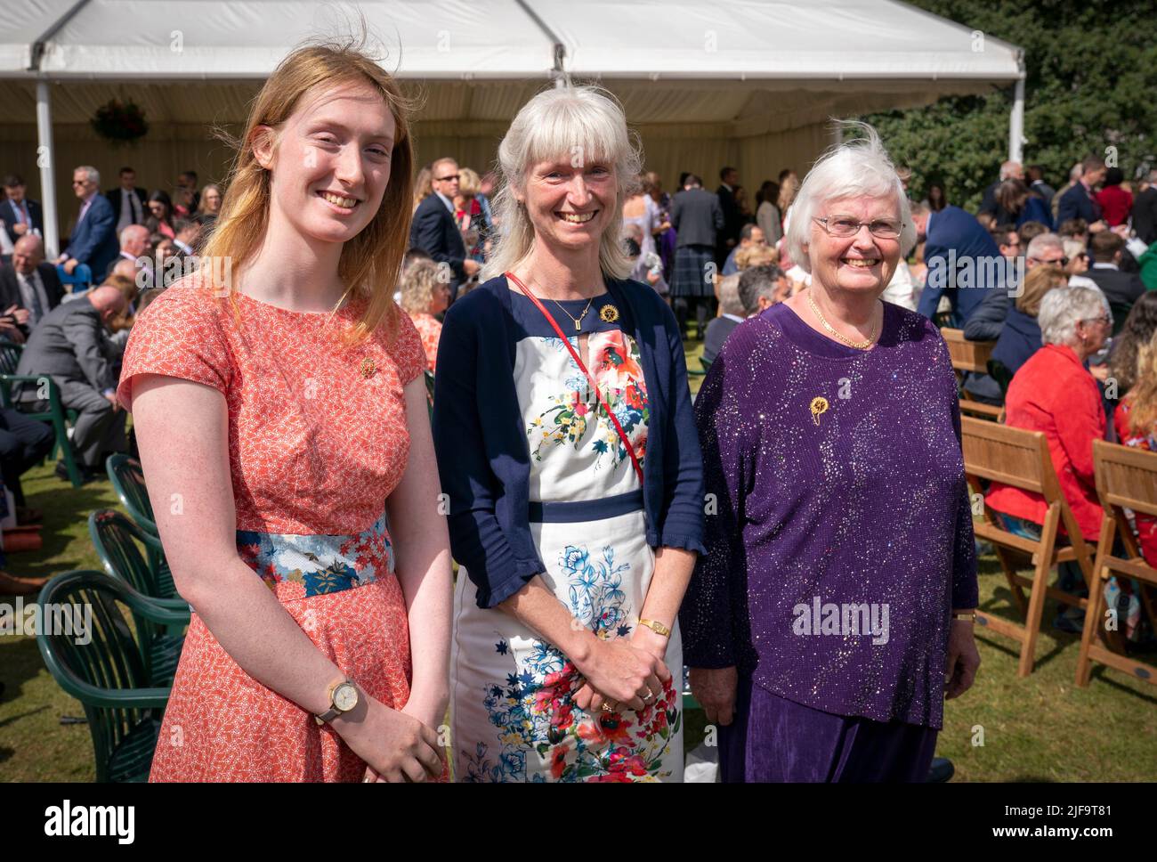 (from left) Jennifer Shaw, Kirsty Shaw and Elspeth Shaw, three ...