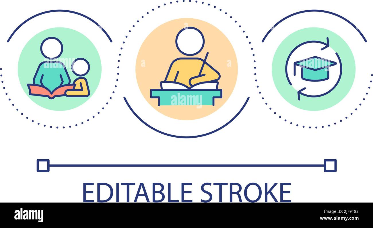 Helping student Stock Vector Images - Alamy