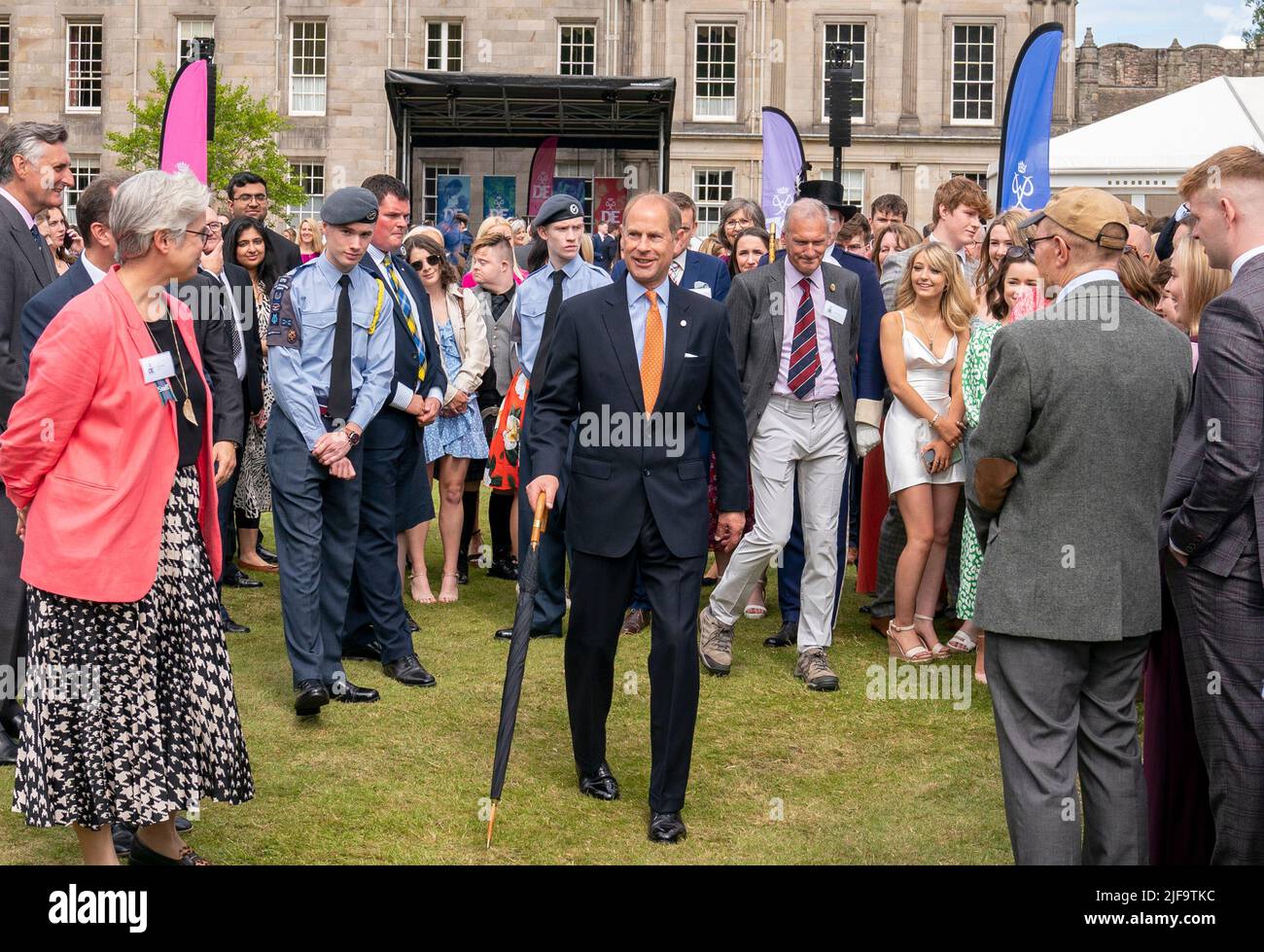 The Earl of Wessex hosts a Gold Award Celebration in the gardens of the ...