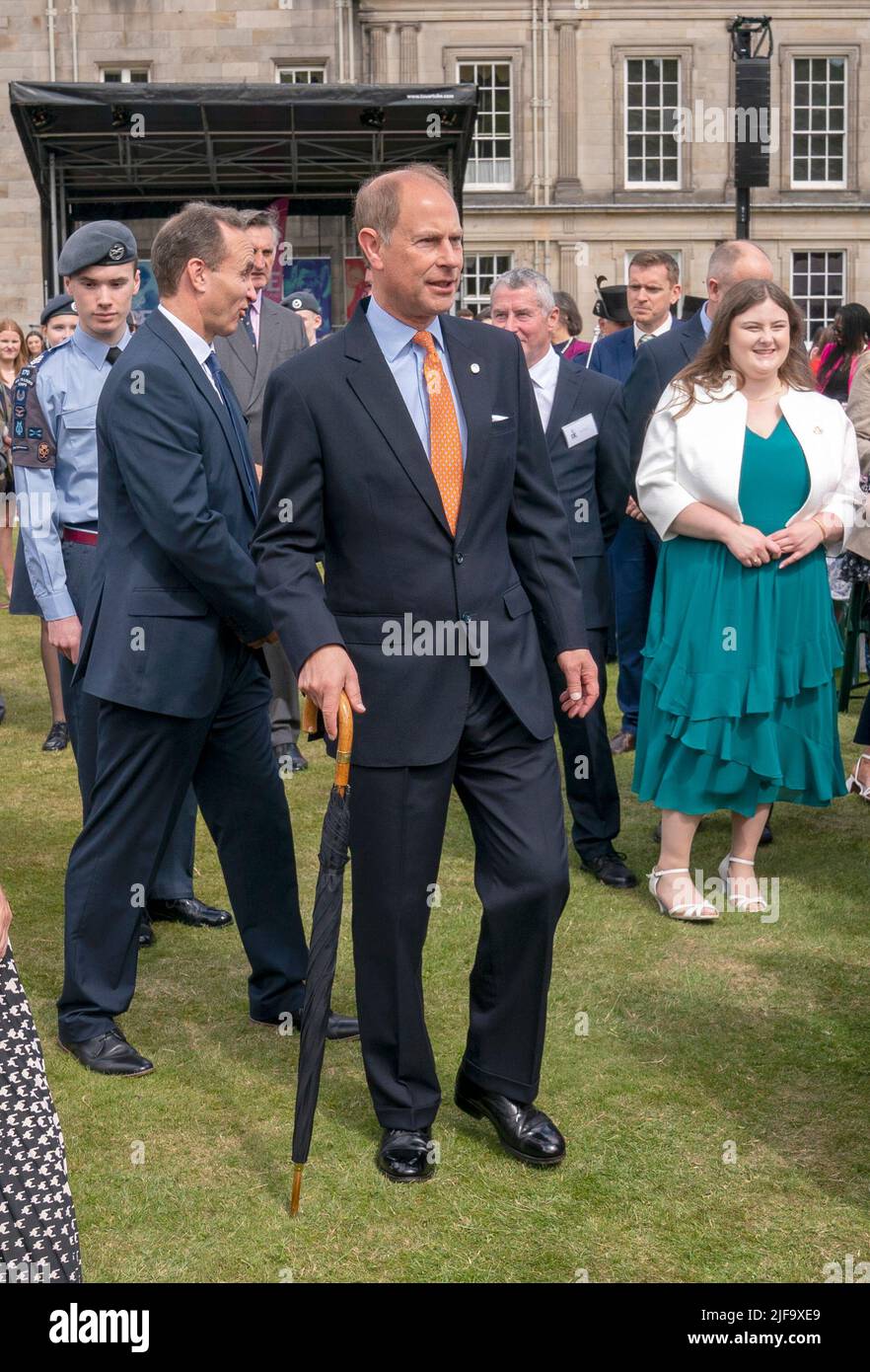 The Earl of Wessex hosts a Gold Award Celebration in the gardens of the ...
