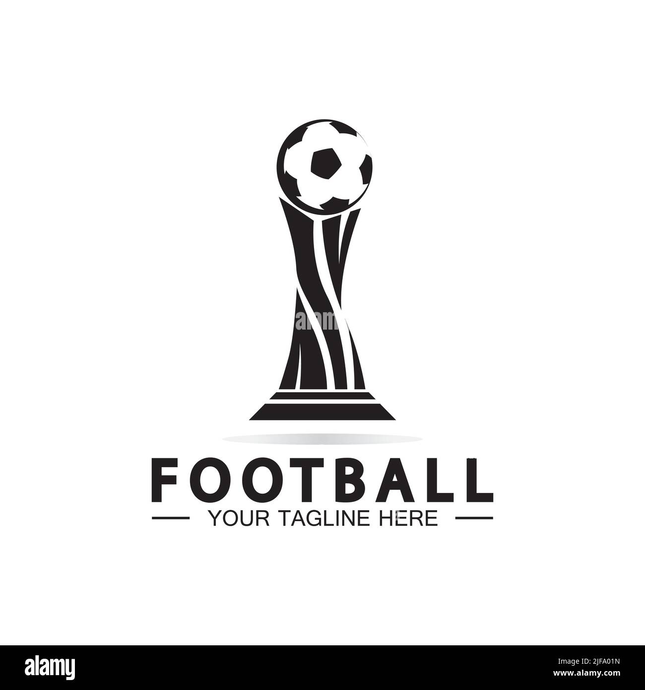 Football or Soccer Championship Trophy Logo Design vector icon template ...