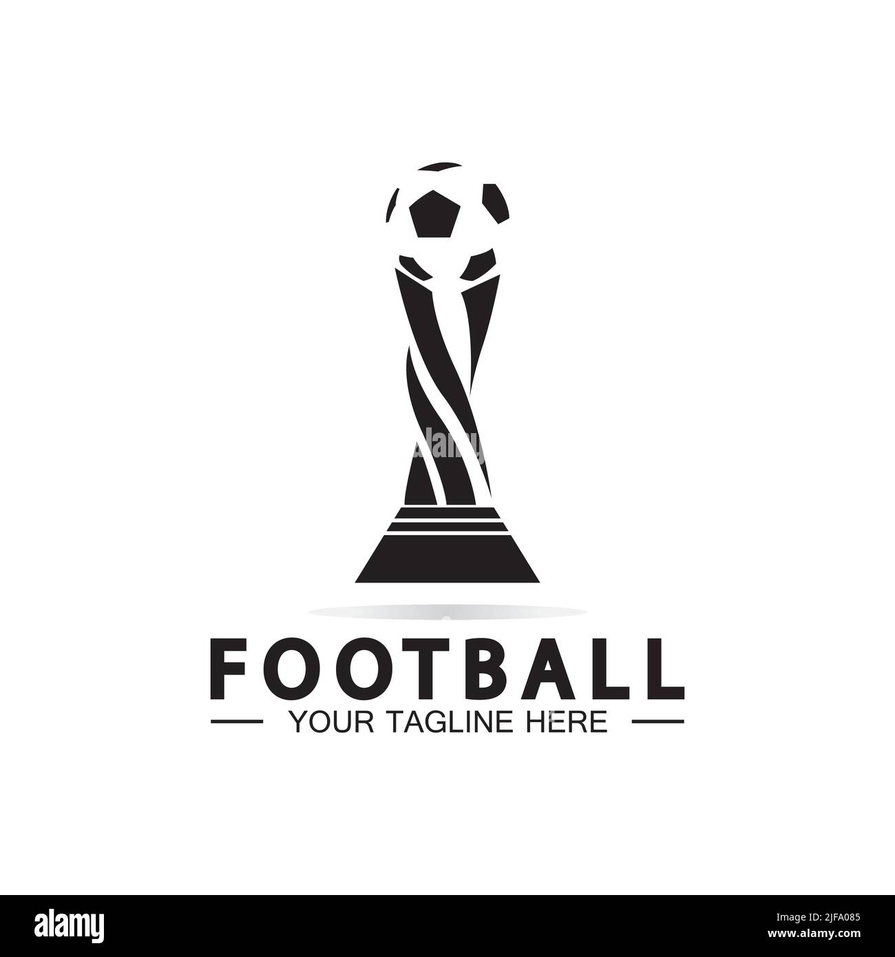 Football or Soccer Championship Trophy Logo Design vector icon template ...