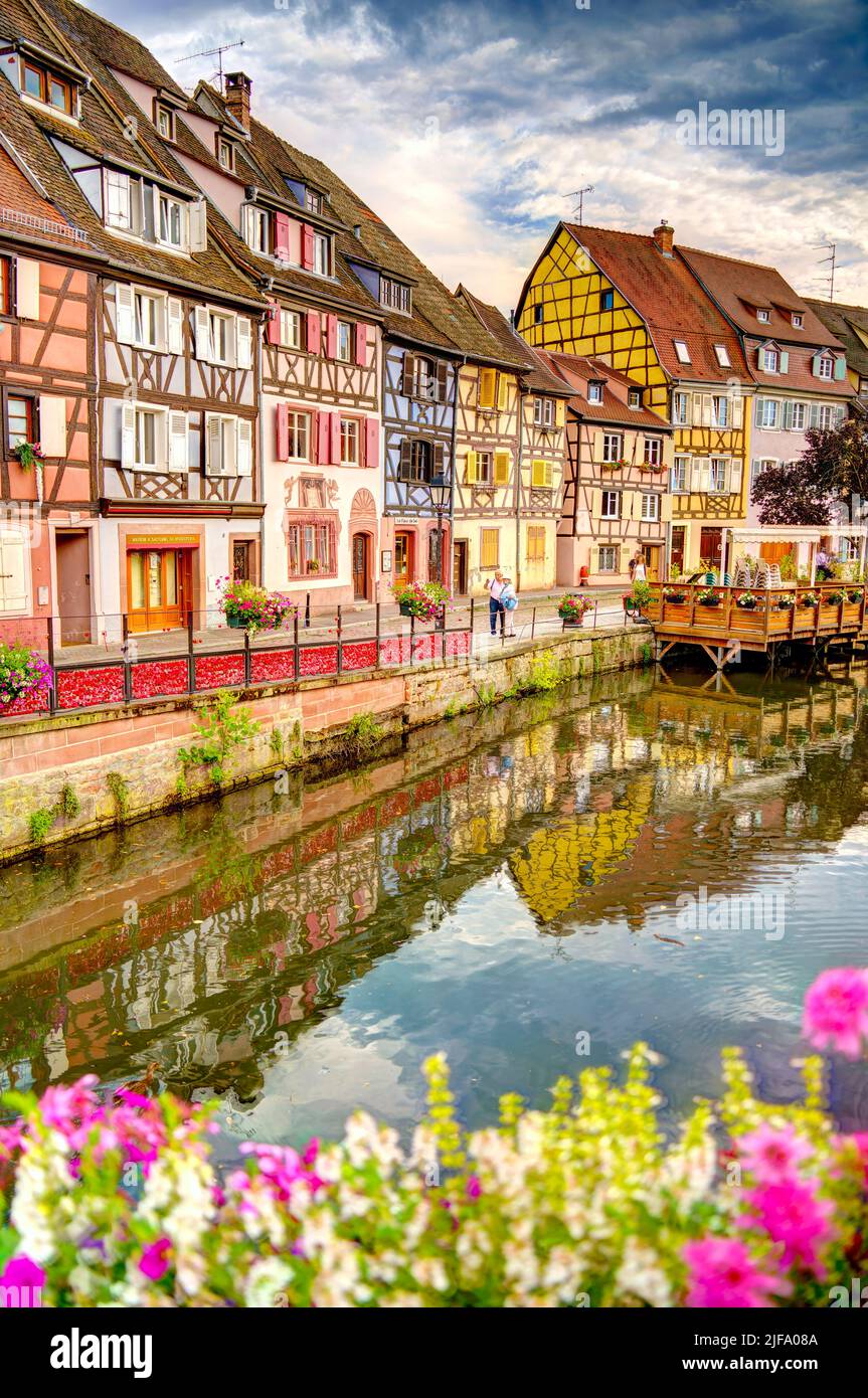 Colmar old town, France, HDR Image Stock Photo - Alamy
