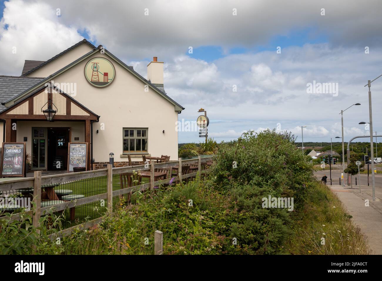 The Copper Coast in Camborne, Cornwall,UK Stock Photo - Alamy