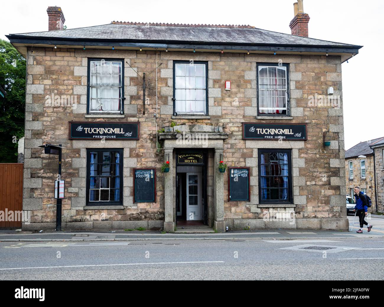 Tuckingmill Hotel & Free House in Camborne, Cornwall,UK Stock Photo - Alamy