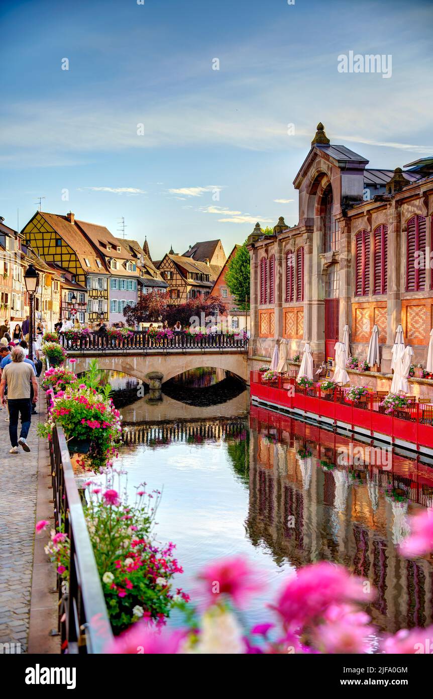 Colmar old town, France, HDR Image Stock Photo - Alamy