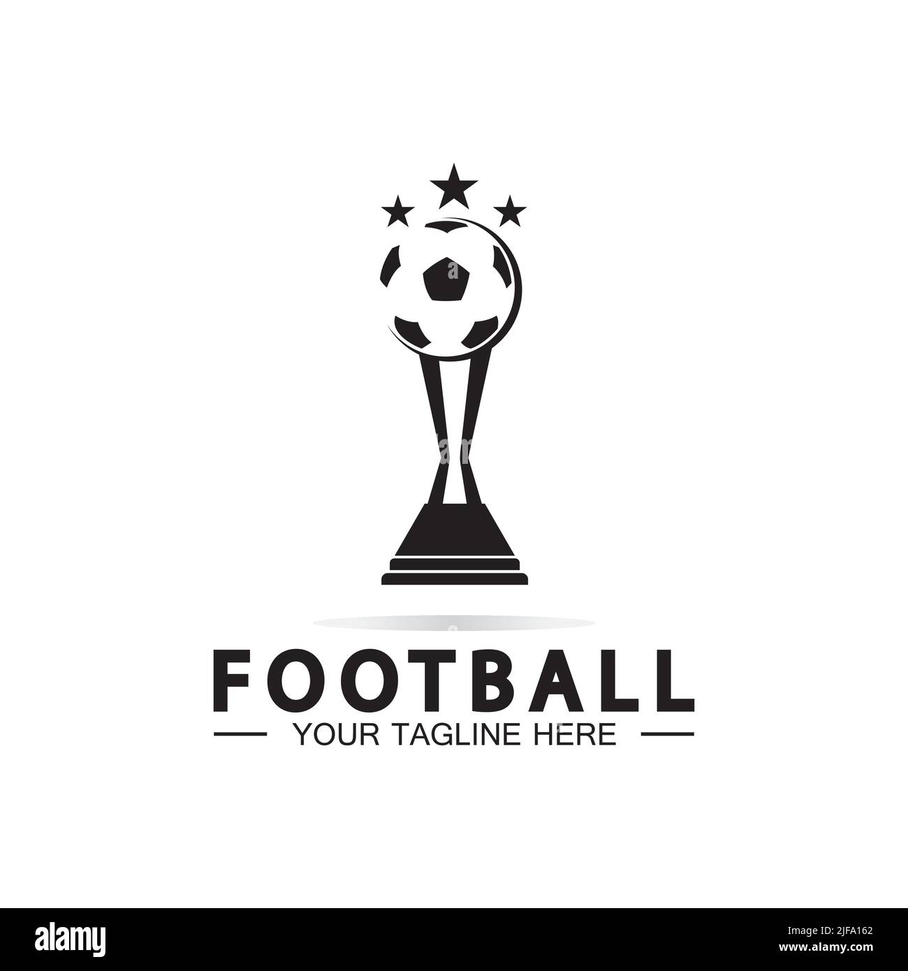 Football or Soccer Championship Trophy Logo Design vector icon template ...