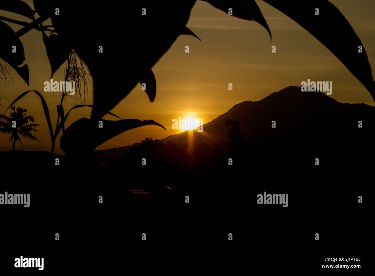 Tanjungsari, West Java, Indonesia. 1st July, 2022. A view of sunset ...