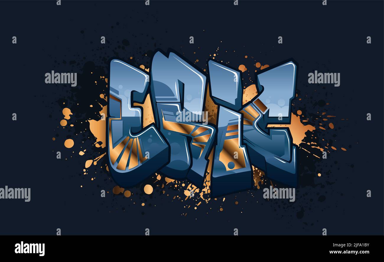 The Name Erik In Graffiti