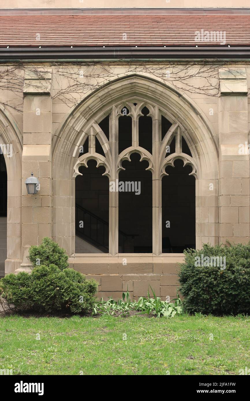A fancy, lacy, and elaborate window built in the Gothic and medieval ...