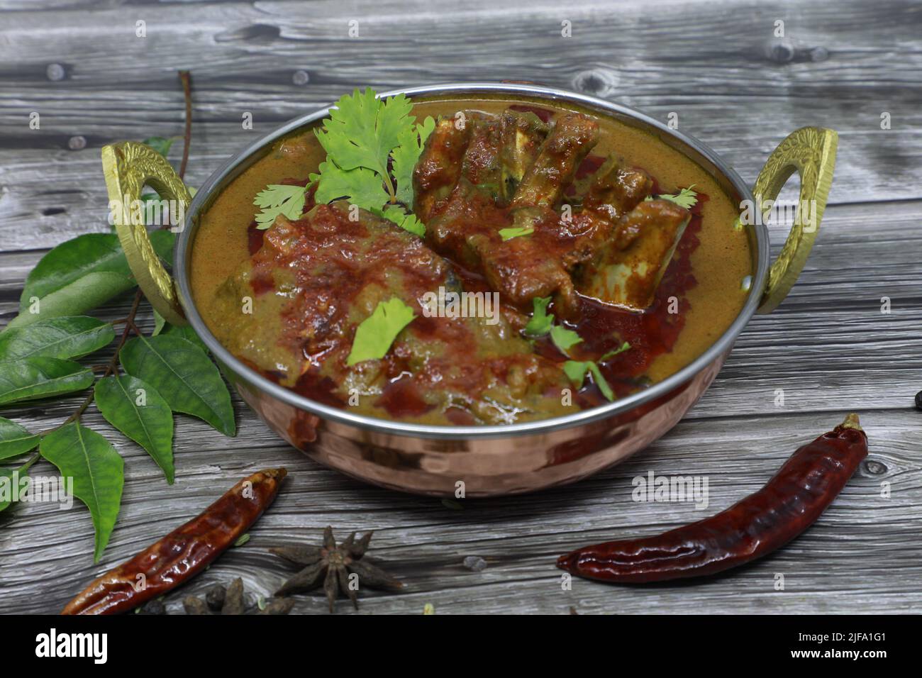 Malabar Mutton curry in kerala spicy food Stock Photo - Alamy