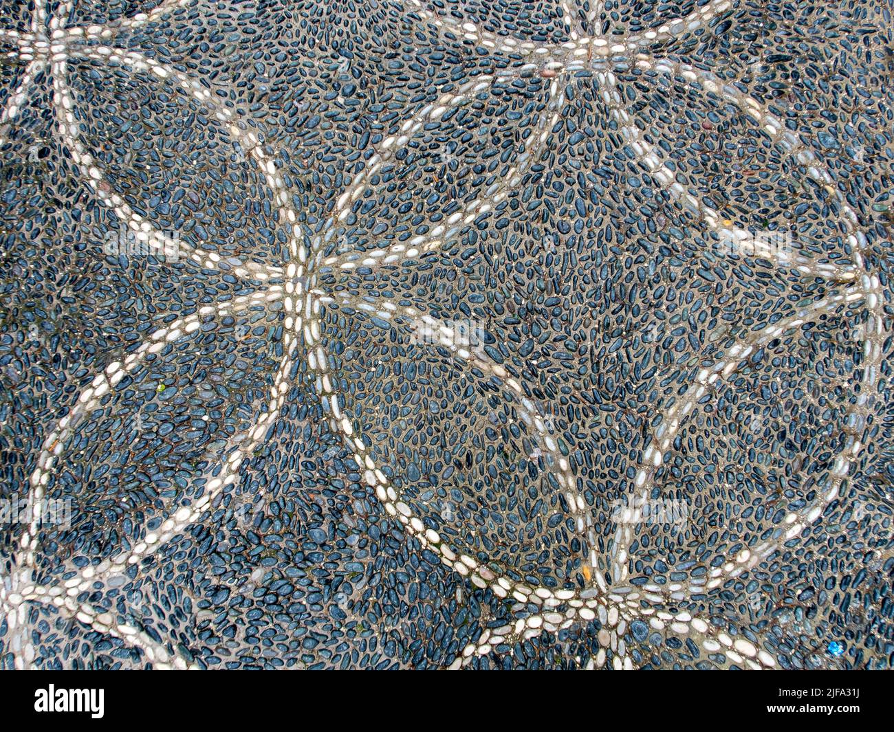 Pebble stone path walkway hi-res stock photography and images - Alamy