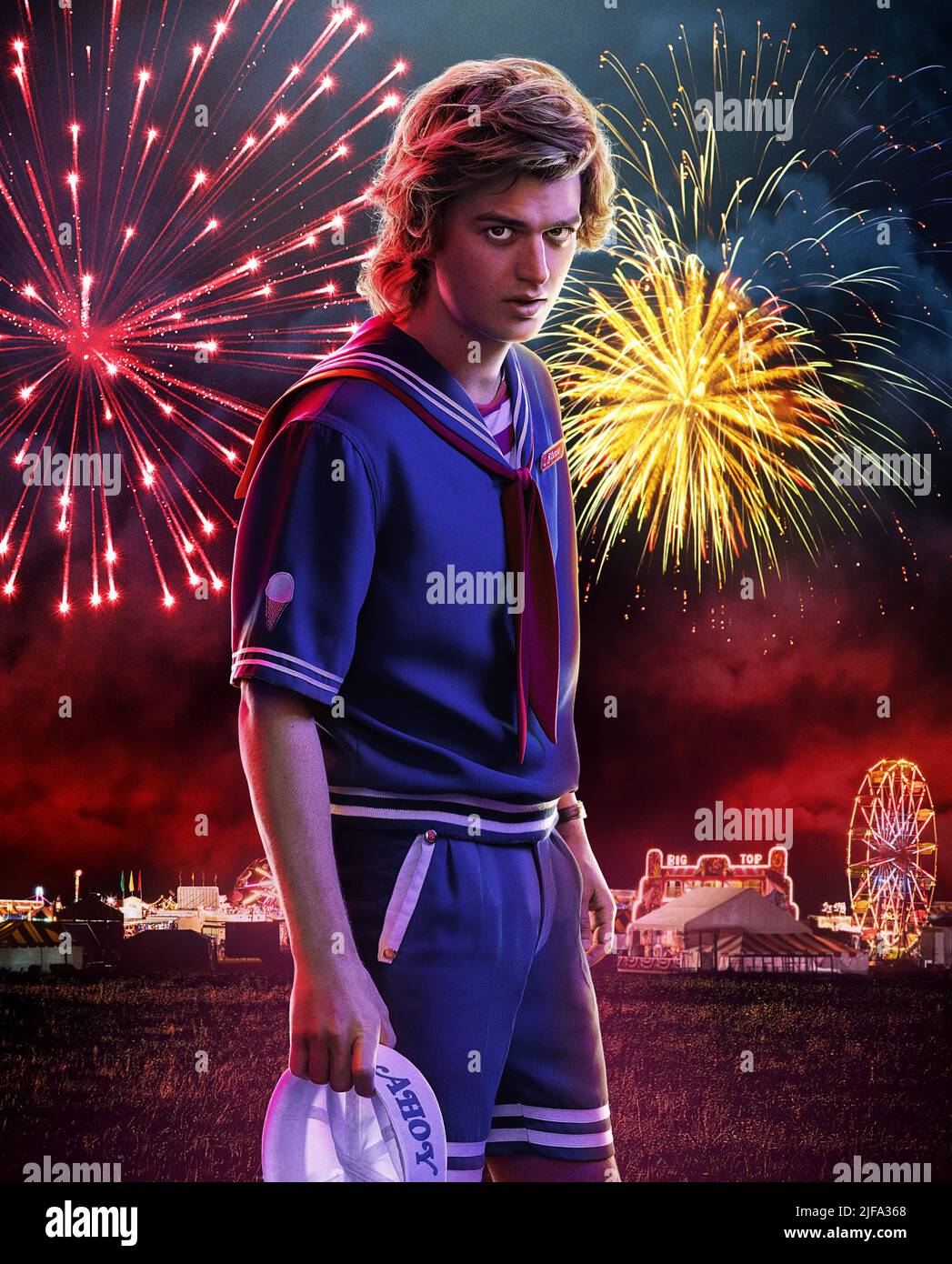 JOE KEERY in STRANGER THINGS (2016), directed by MATT DUFFER and ROSS ...