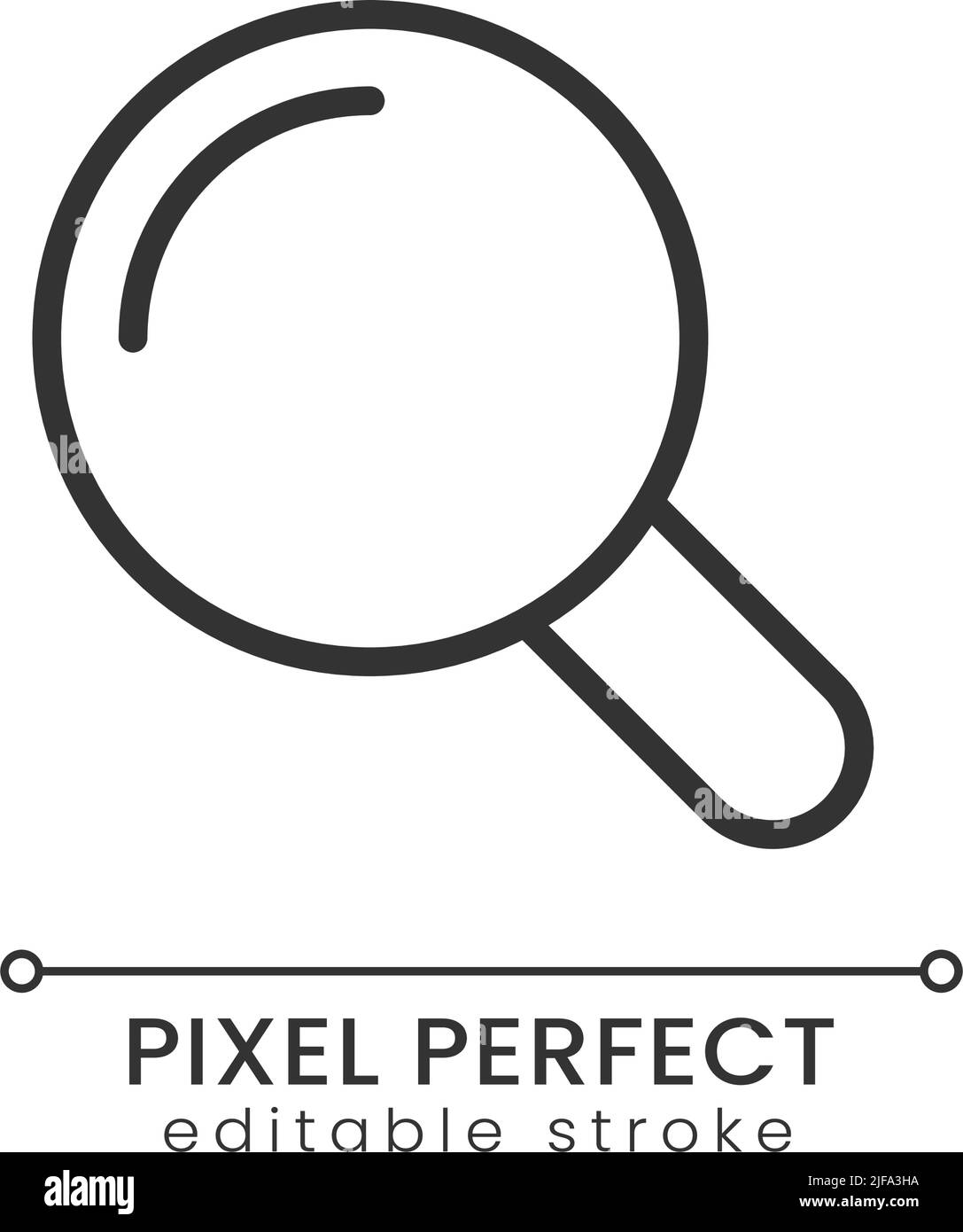 Vector pixel icon magnifying glass hi-res stock photography and images ...