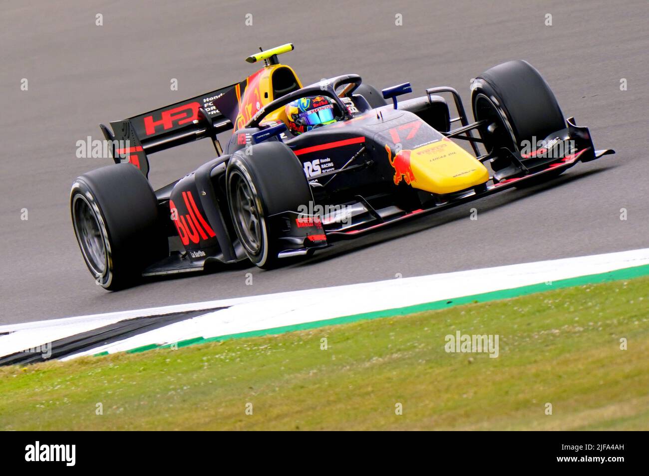 Dam's Ayumu Iwasa in action during the F2 practice session ahead of the ...